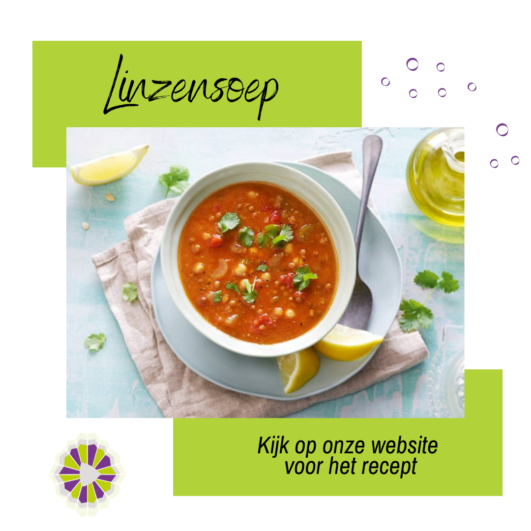 Recept kruidige linzensoep - Westland Gezond